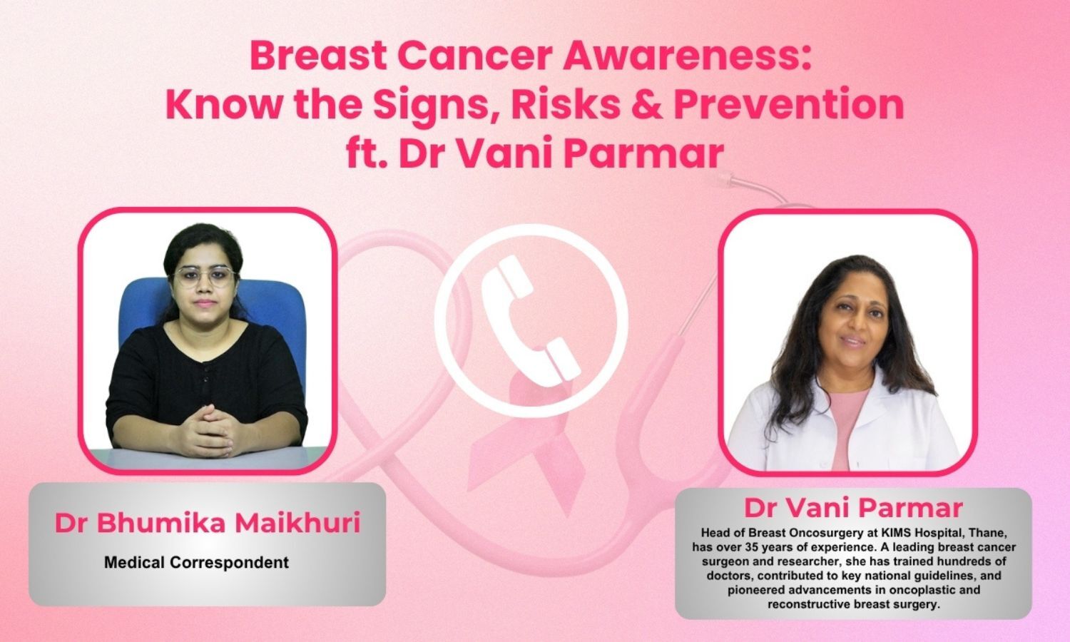 Breast Cancer Awareness: Know the Signs, Risks & Prevention - Dr Vani ...